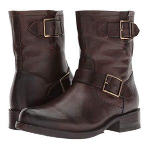 Frye | Shoes | Frye Vicky Engineer Leather Boot Chocolate | Poshmark